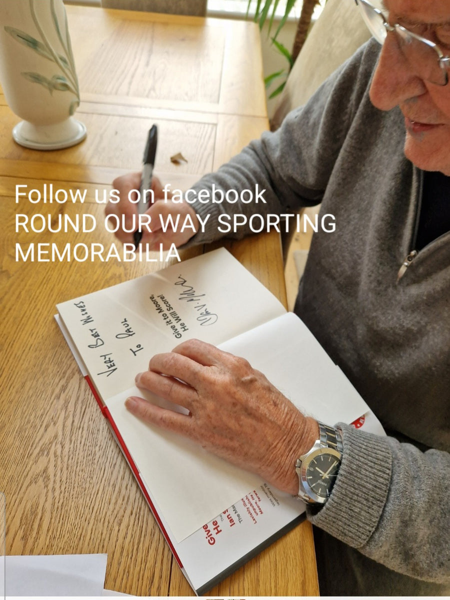 Ian Storey Moore signed book.Nottingham Forest ...